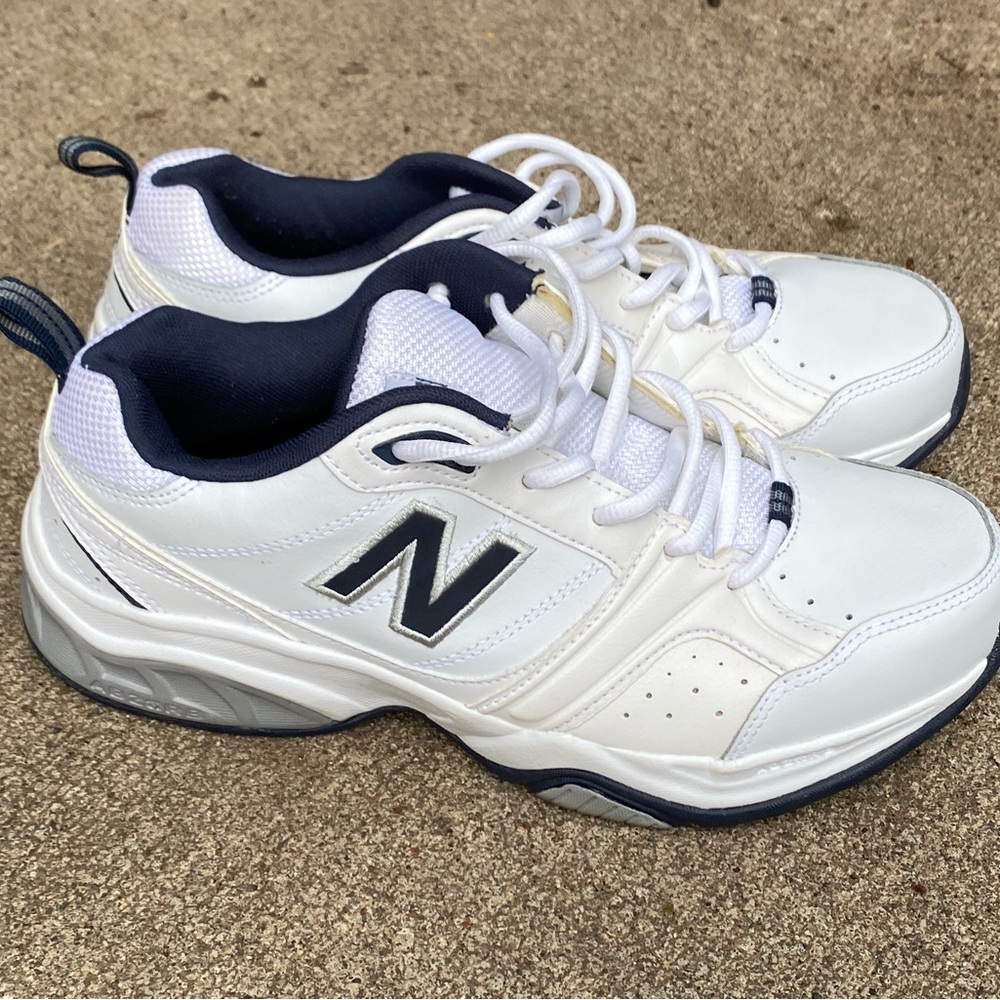 New Balance 623 ‘White/Navy' Men's Leather Running Sh… - Gem